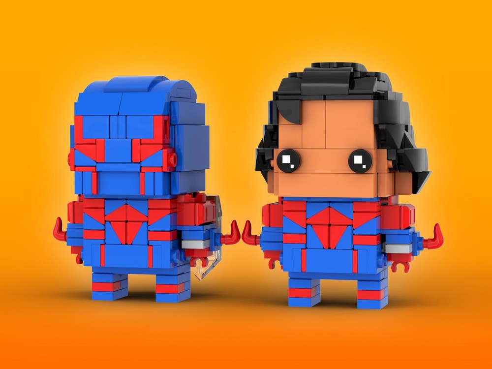 LEGO MOC Spider-Man 2099 Brickheadz LEGO MOC - Spider-Man: Across The ...