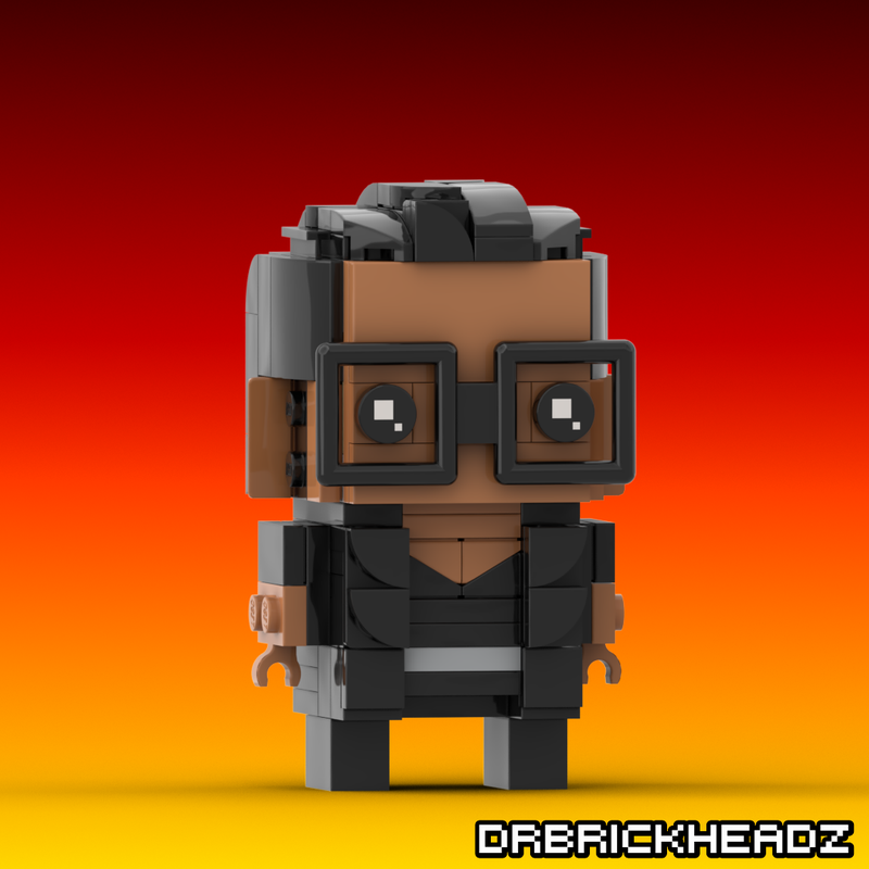 Lego Moc Ian Malcolm Jurassic Park Brickheadz By Drbrickheadz Rebrickable Build With Lego