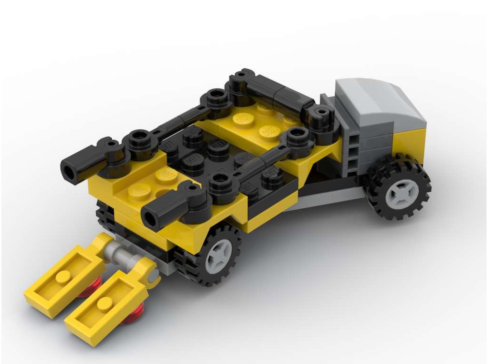 LEGO MOC 11965 Articulated Truck v2 by PeterSzabo | Rebrickable - Build ...
