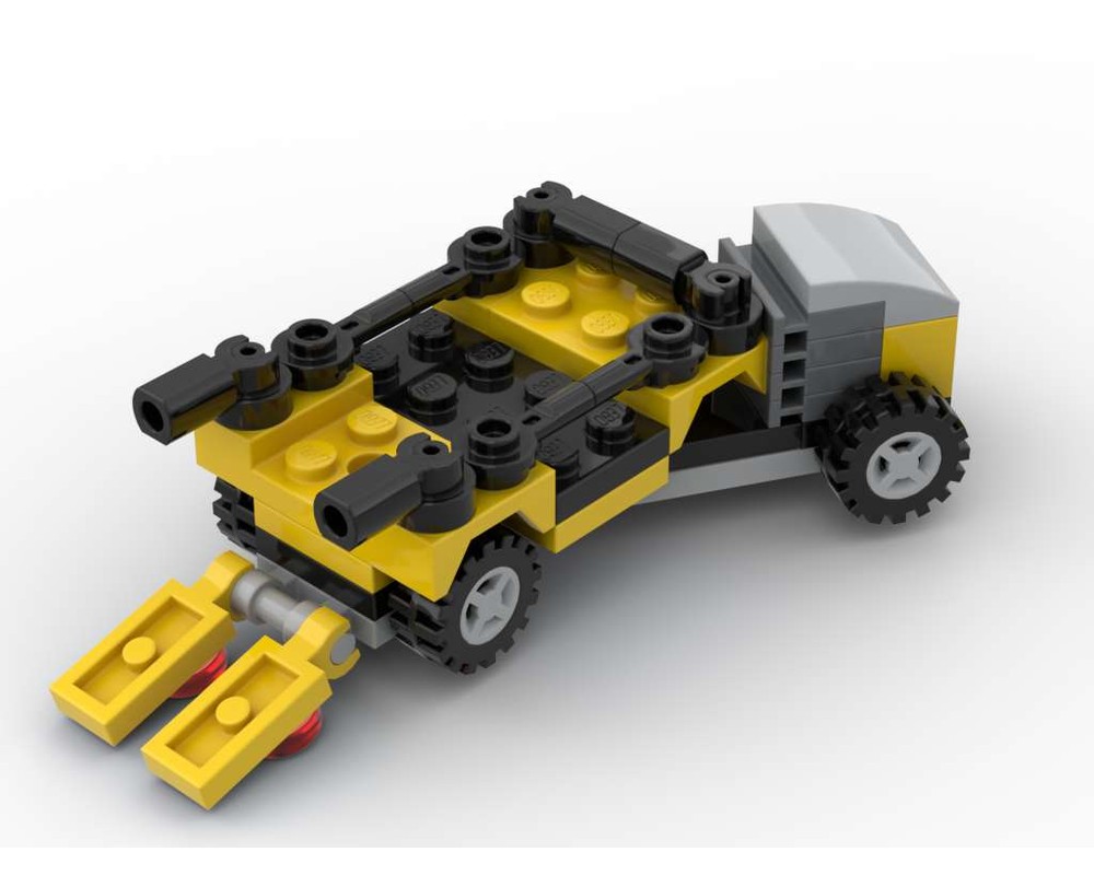 LEGO MOC 11965 Articulated Truck v2 by PeterSzabo | Rebrickable - Build ...