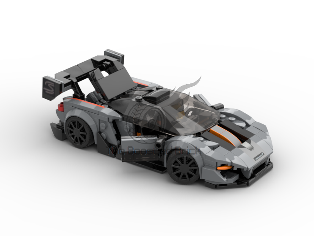Lego Moc Mclaren Senna By Theboostedbrick Rebrickable Build With Lego