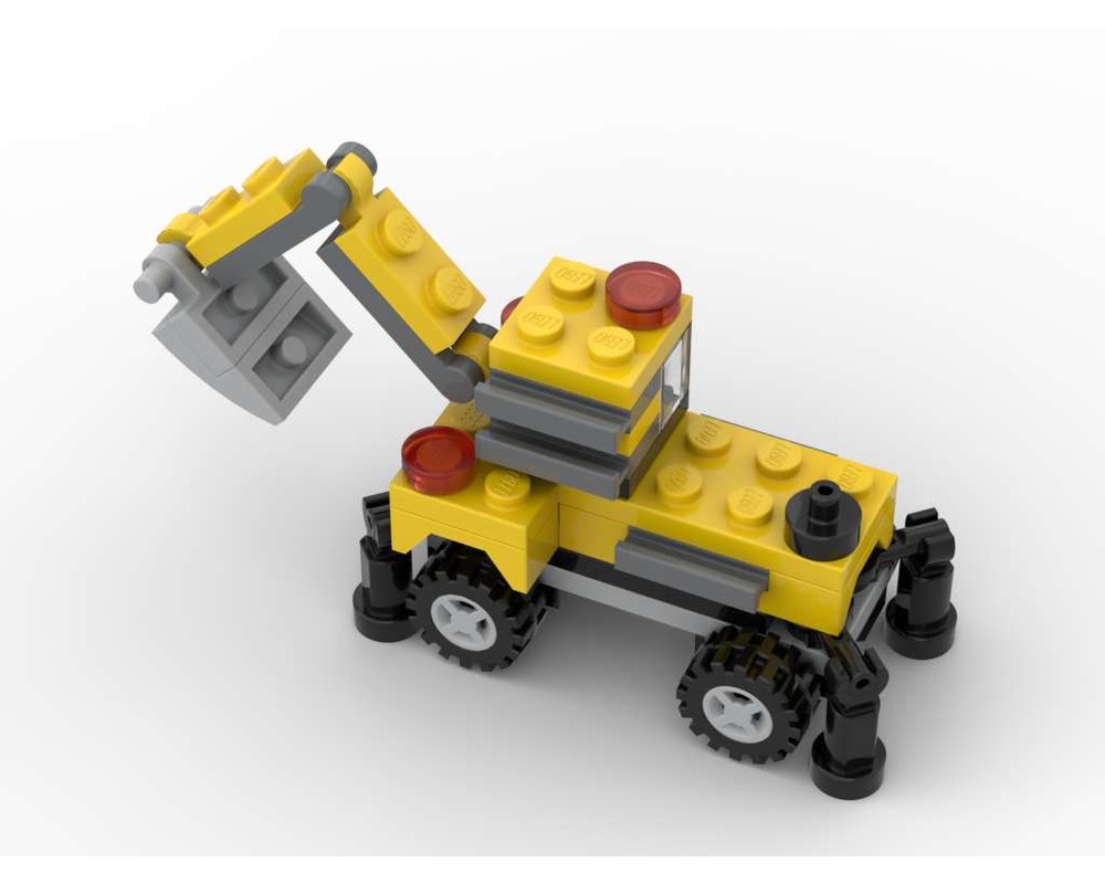 LEGO MOC 11965 Backhoe Tractor by PeterSzabo | Rebrickable - Build with ...
