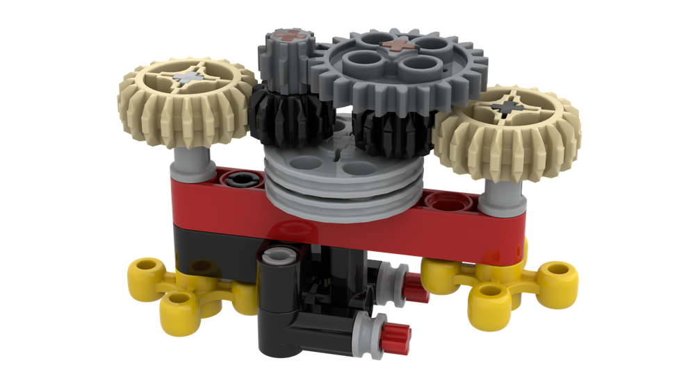 LEGO MOC Turntable Gearbox v1 by 2in1 | Rebrickable - Build with LEGO