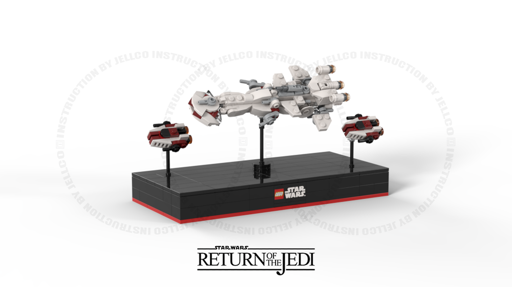 LEGO MOC Micro Dornean Gunship(Braha'tok class) Desktop Version by ...