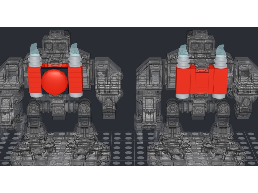 LEGO MOC Warhammer 40k Brutalis Dreadnought by meregt | Rebrickable ...