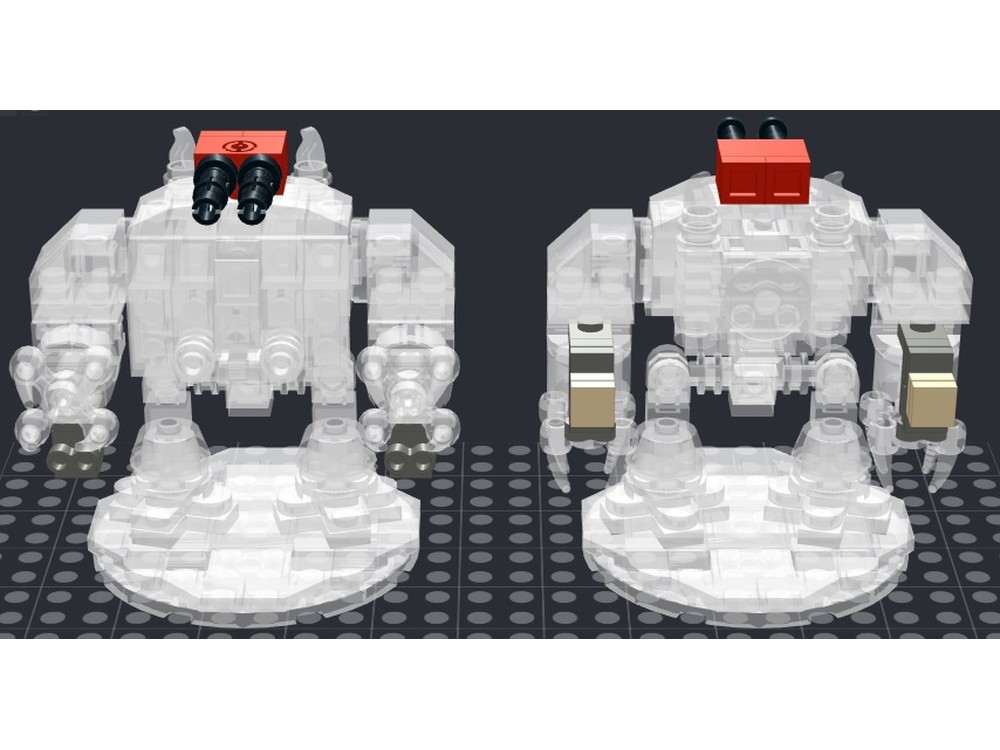 Lego Moc Warhammer 40k Brutalis Dreadnought By Meregt Rebrickable