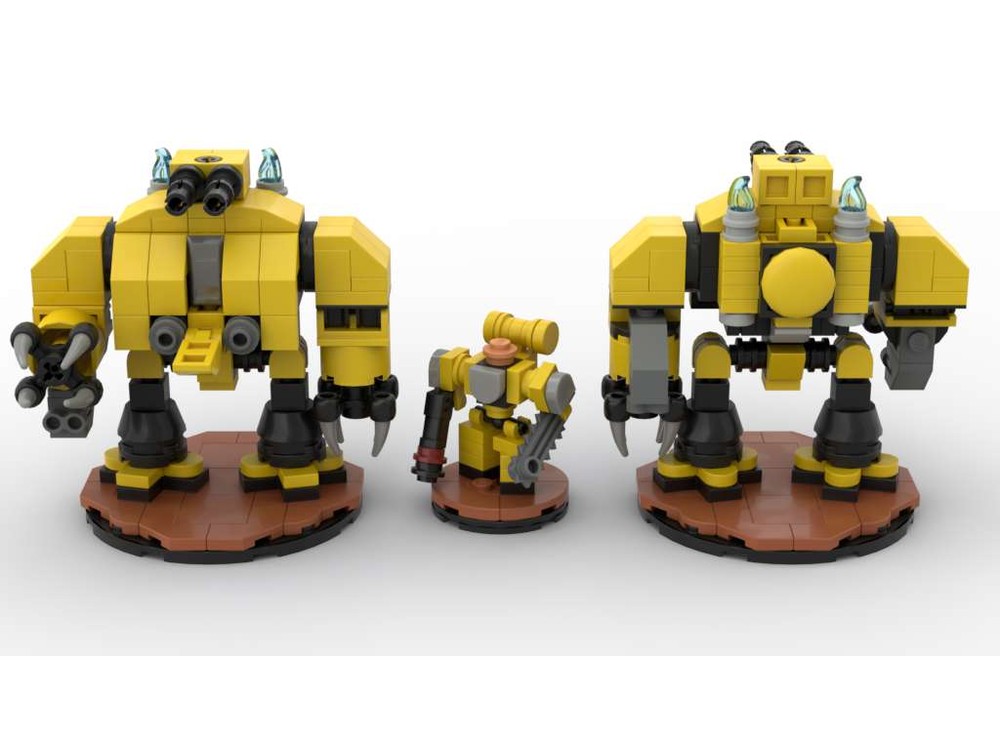 Lego Moc Warhammer 40k Brutalis Dreadnought By Meregt Rebrickable