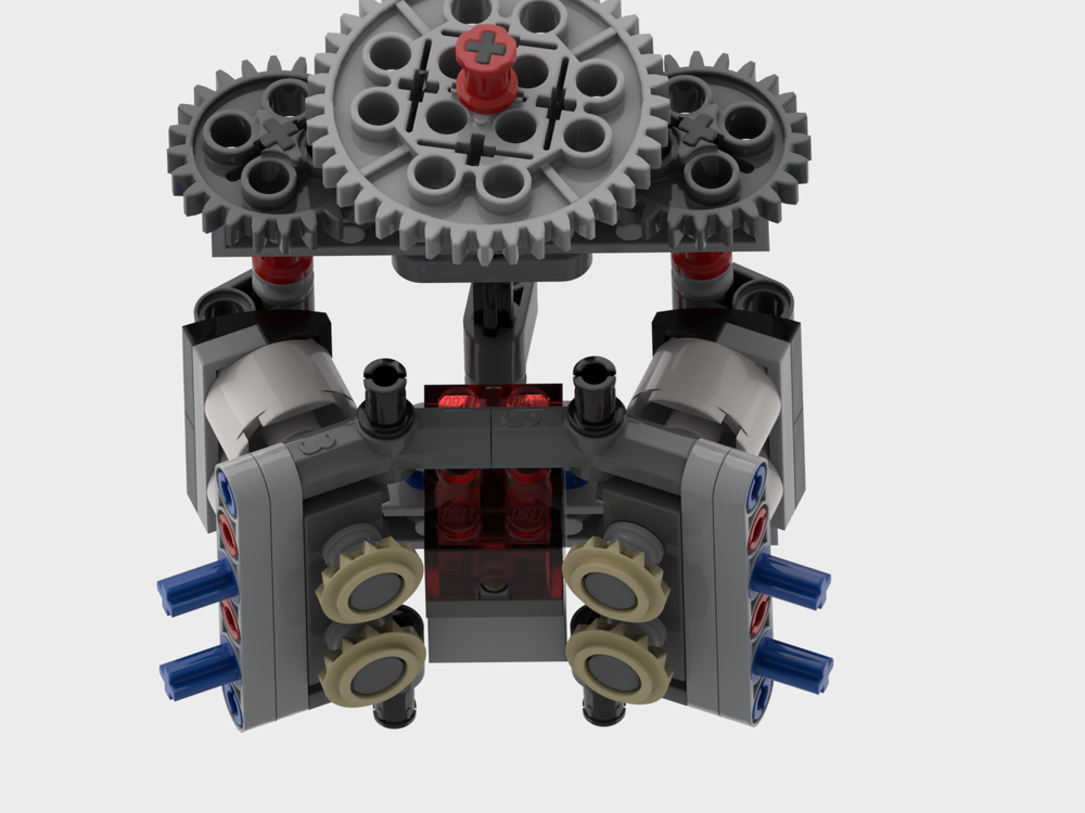 LEGO MOC 4-Stroke 1-Cylinder Engine - DOHC by CreativeChad ...