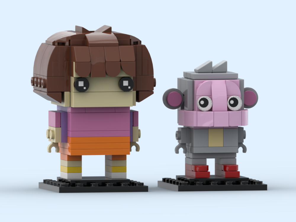LEGO MOC Dora and Boots by AussieShazza | Rebrickable - Build with LEGO