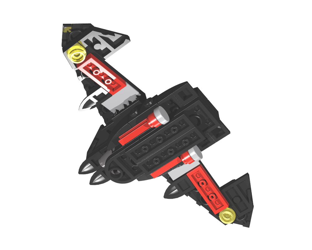 LEGO MOC 30524 Old Batwing by Berth | Rebrickable - Build with LEGO