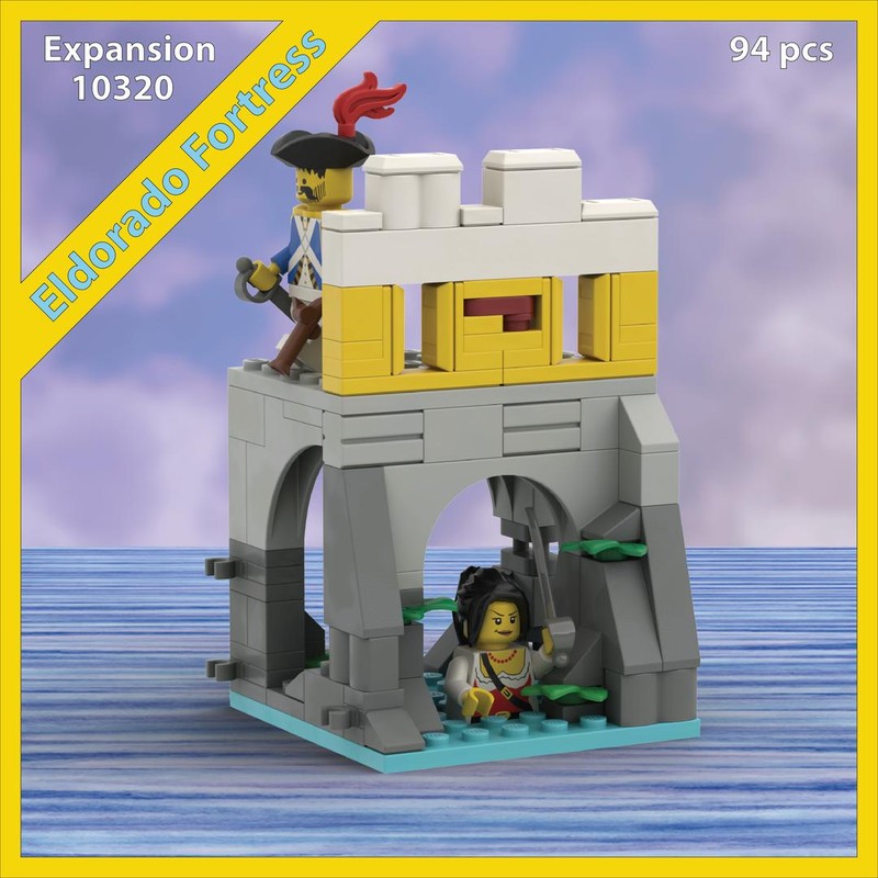 LEGO MOC Cave Entrance Expansion: Eldorado Fortress 10320 by ...