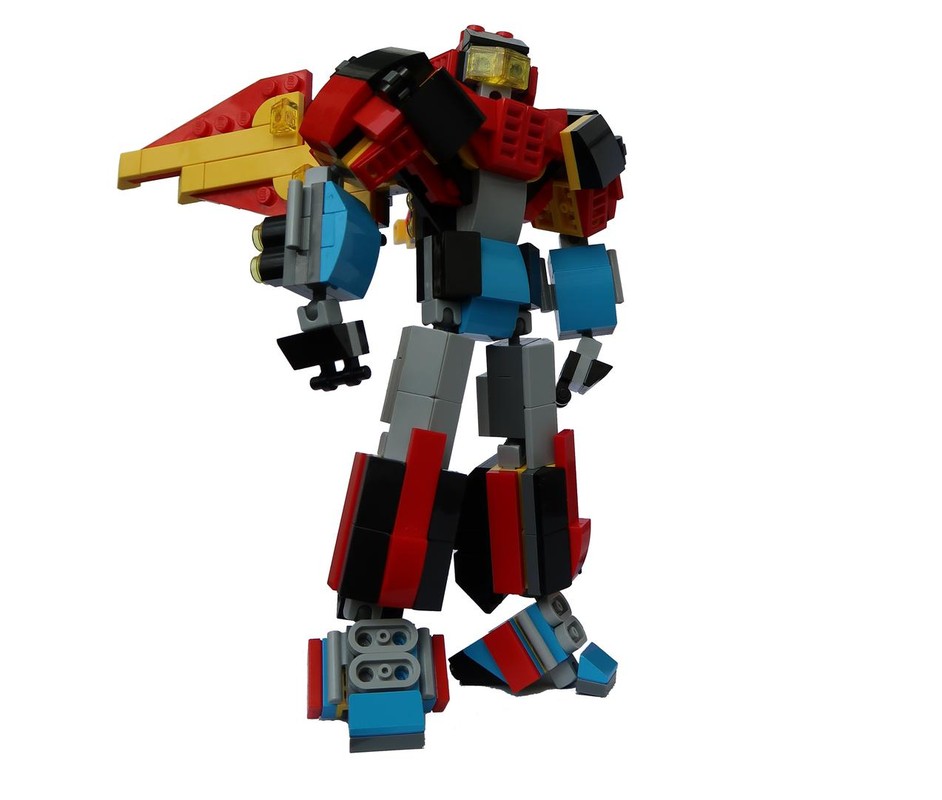 Lego Moc Super Robot² By Re Creator Rebrickable Build With Lego