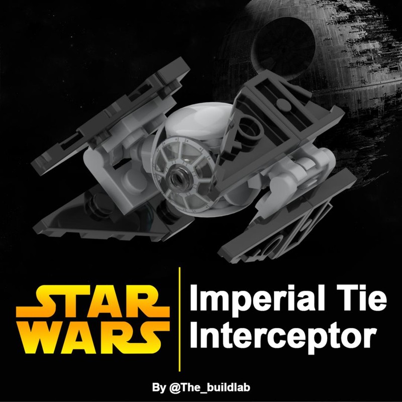 LEGO MOC Mini Tie Interceptor by BuildLab | Rebrickable - Build with LEGO