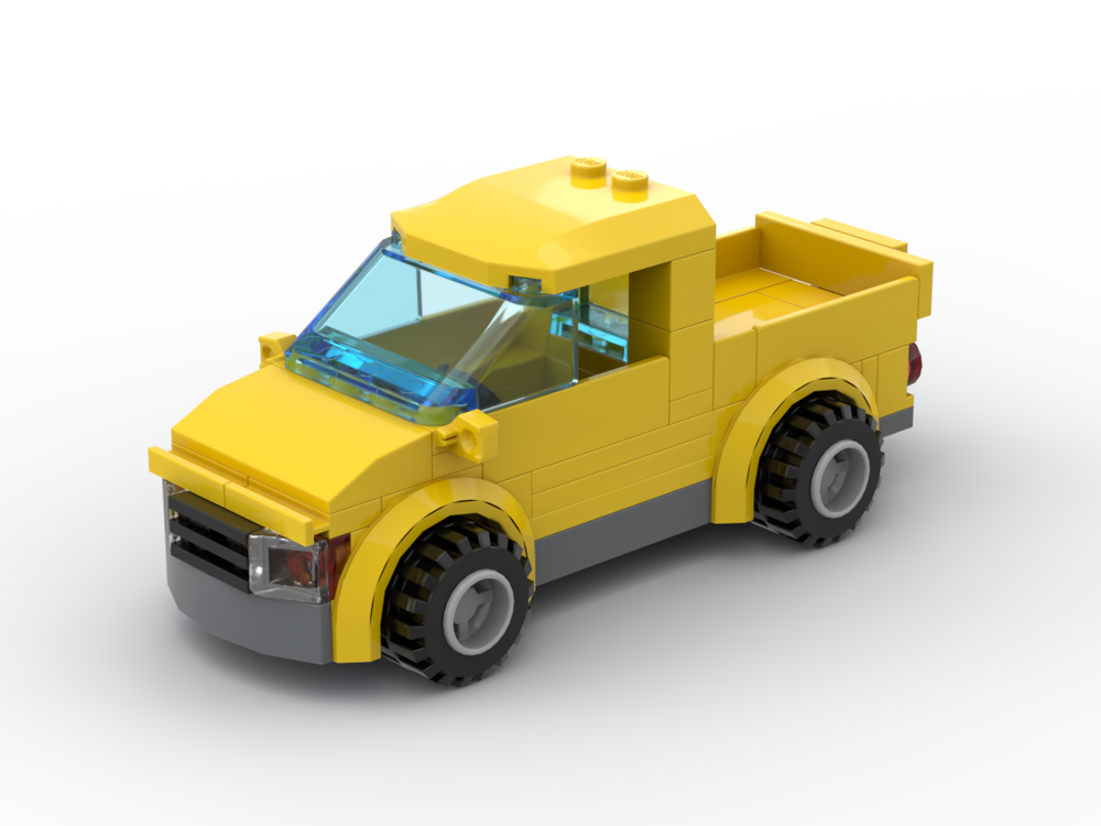 LEGO MOC Pickup Truck by BrickupStudios | Rebrickable - Build with LEGO