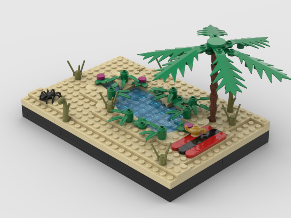 LEGO MOC Desert Oasis by The__MOC__dude | Rebrickable - Build with LEGO