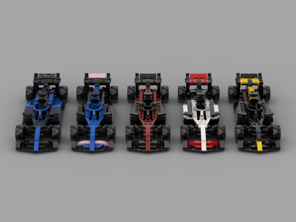 LEGO MOC F1 Car Pack by SuperBrickz™ | Rebrickable - Build with LEGO