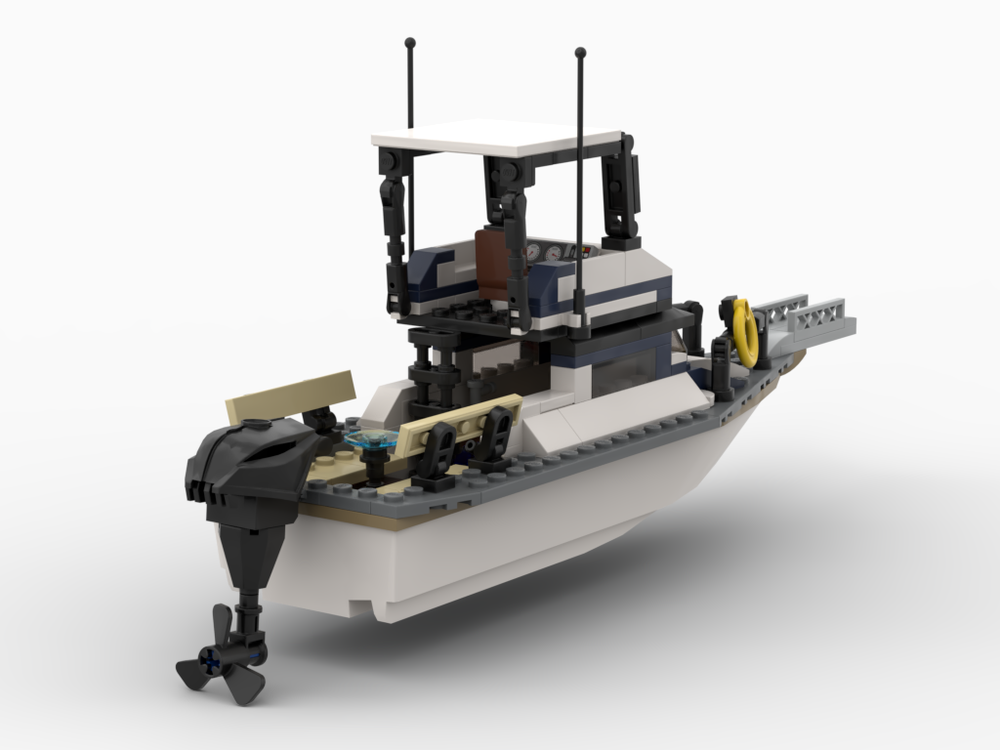 Lego Moc Boat By Owstin Rebrickable Build With Lego