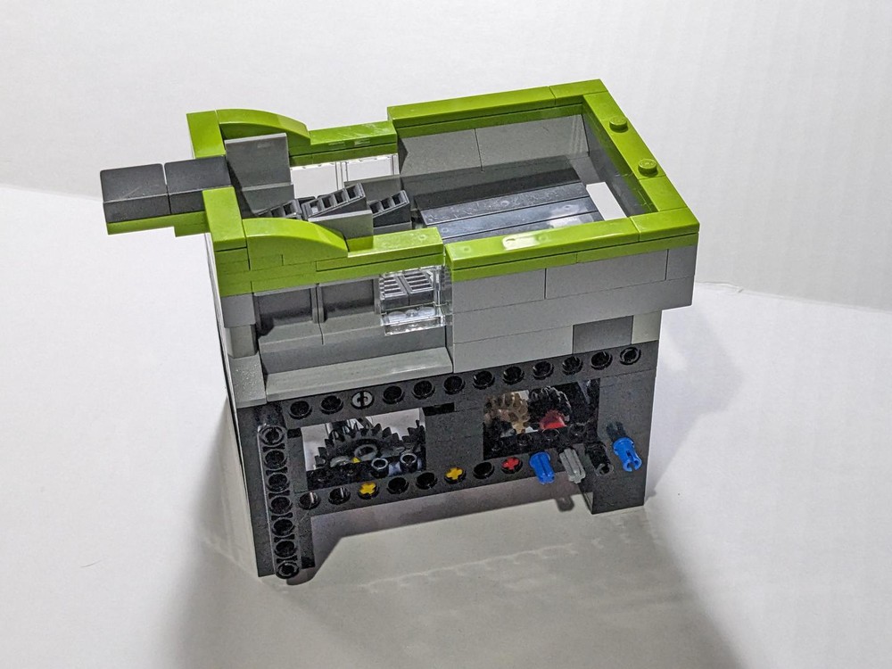 Lego Moc 3x3 Side Stepper Gbc Module By Andybell Rebrickable Build