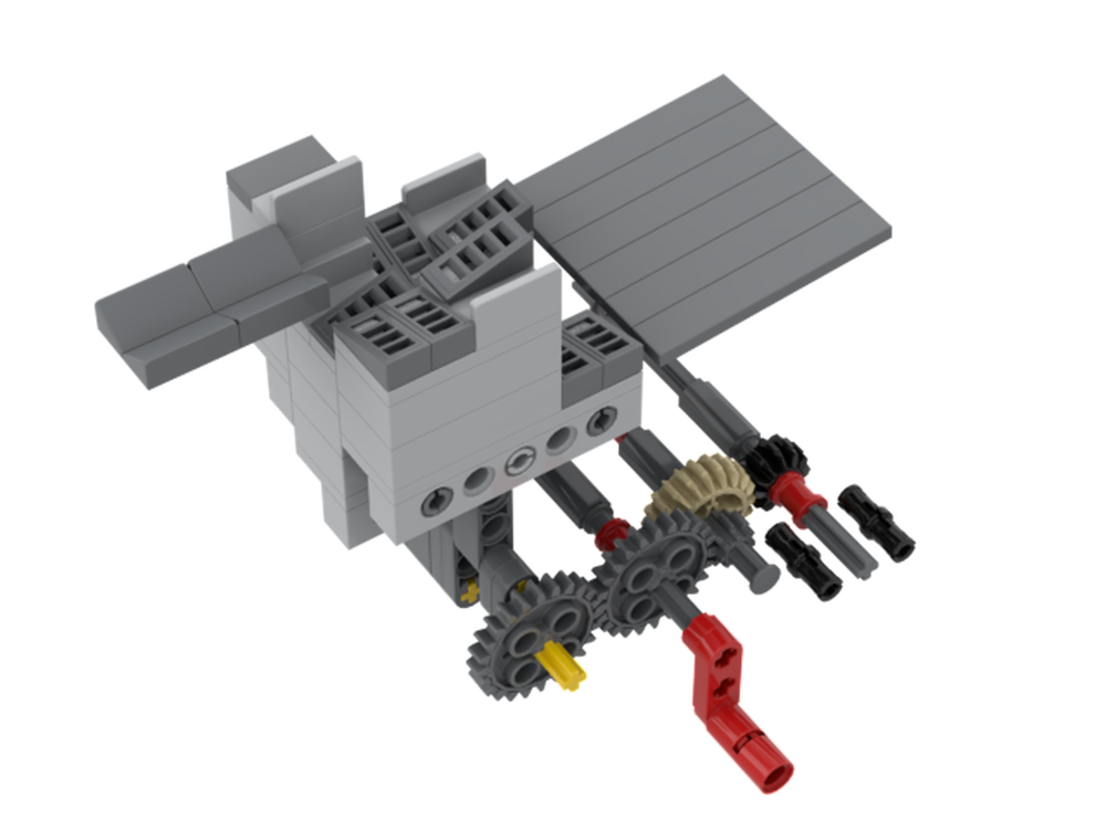 Lego Moc 3x3 Side Stepper Gbc Module By Andybell Rebrickable Build