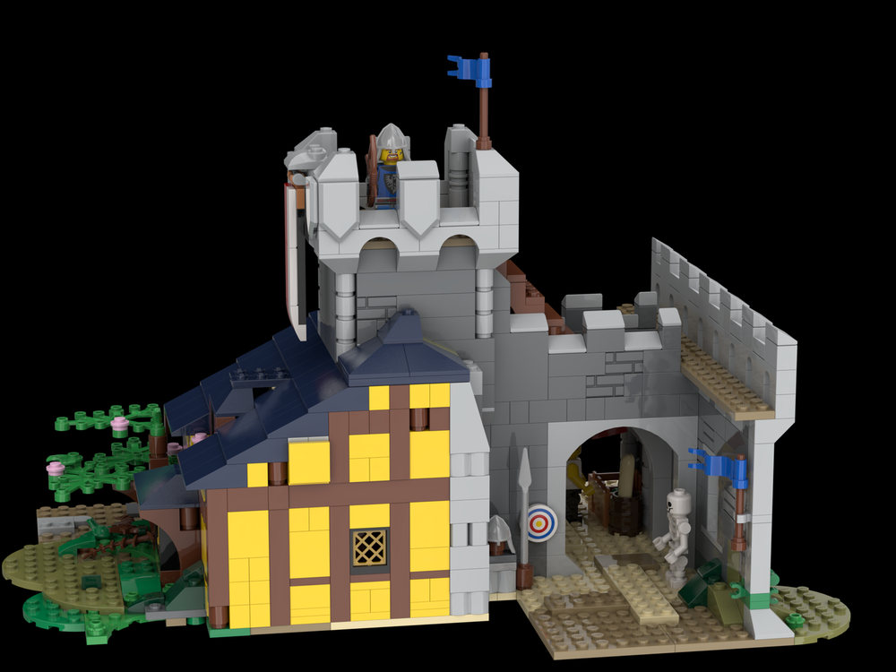 Lego Moc Guarded Inn 31120 Alternate Build By Evilmedieval