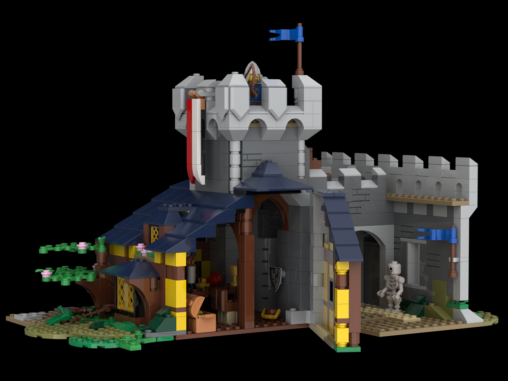Lego Moc Guarded Inn 31120 Alternate Build By Evilmedieval