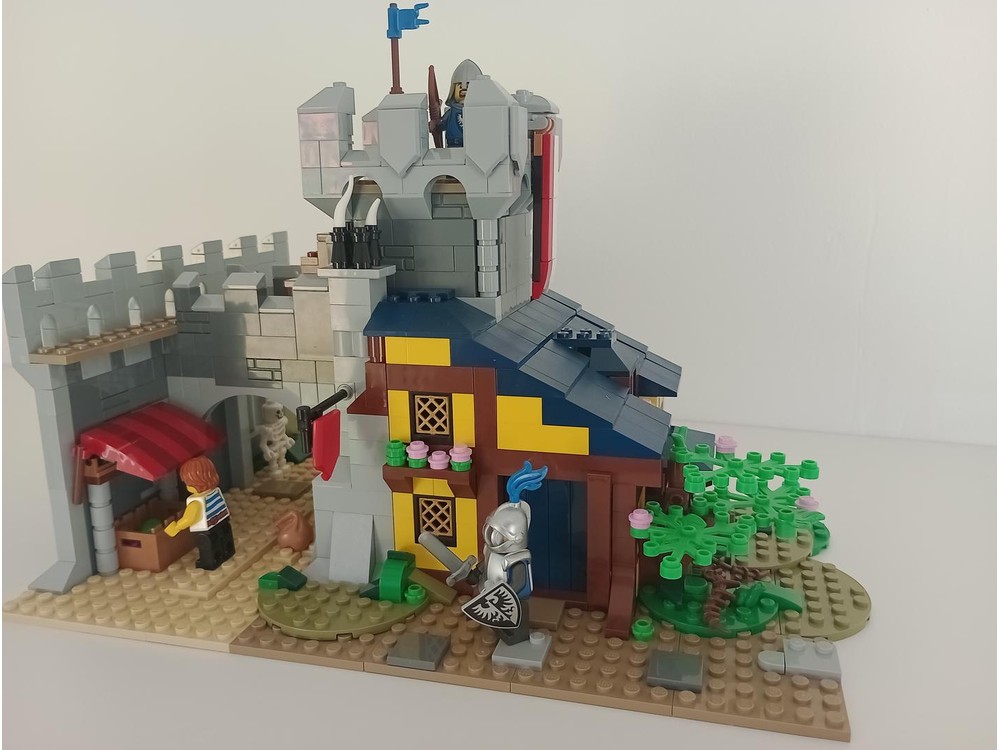 Lego Moc Guarded Inn 31120 Alternate Build By Evilmedieval
