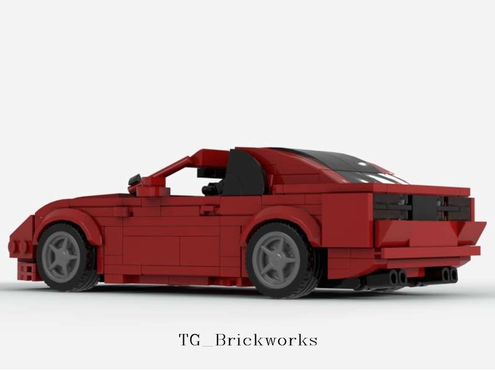 Lego Moc Nissan 300zx By Tgbrickworks Rebrickable Build With Lego