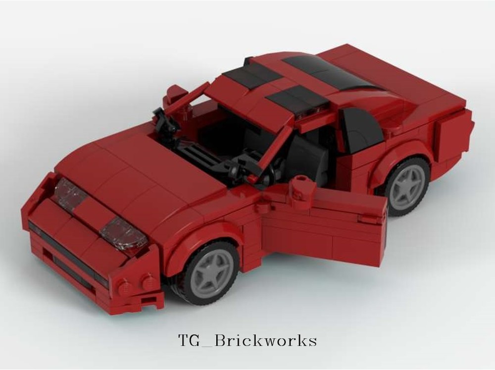 Lego Moc Nissan 300zx By Tgbrickworks Rebrickable Build With Lego