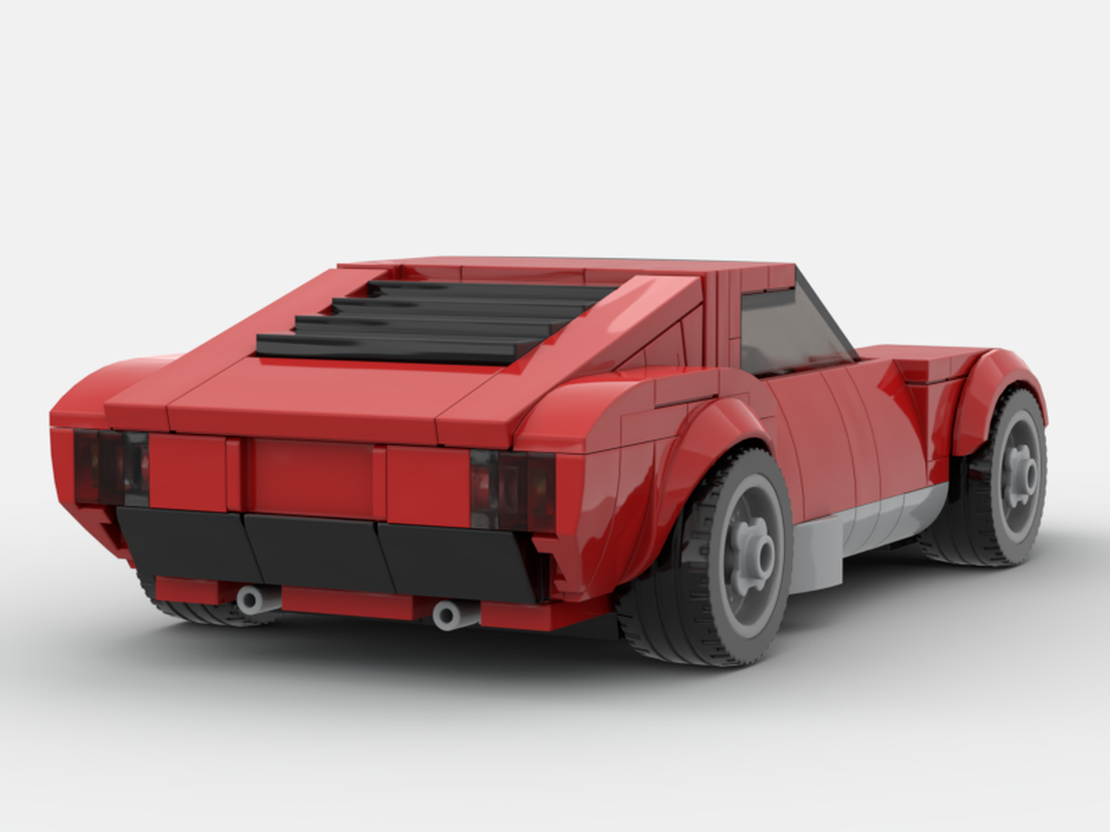 Lego Moc 1972 Lamborghini Miura P400 Sv By Kinetickit Rebrickable