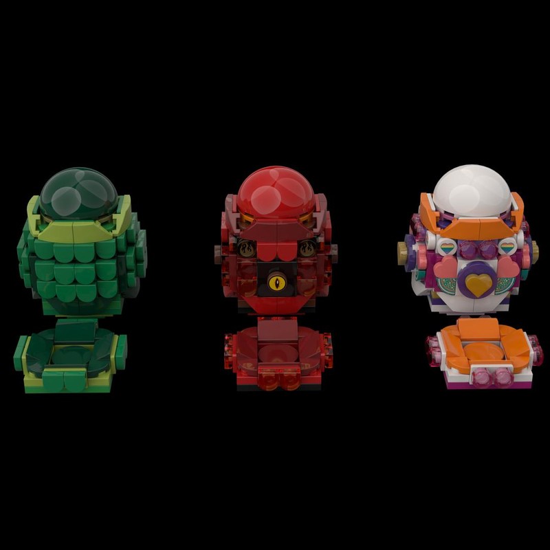 LEGO MOC Eggs of a legendary snake, a dragon and a unicorn by Eve n ...