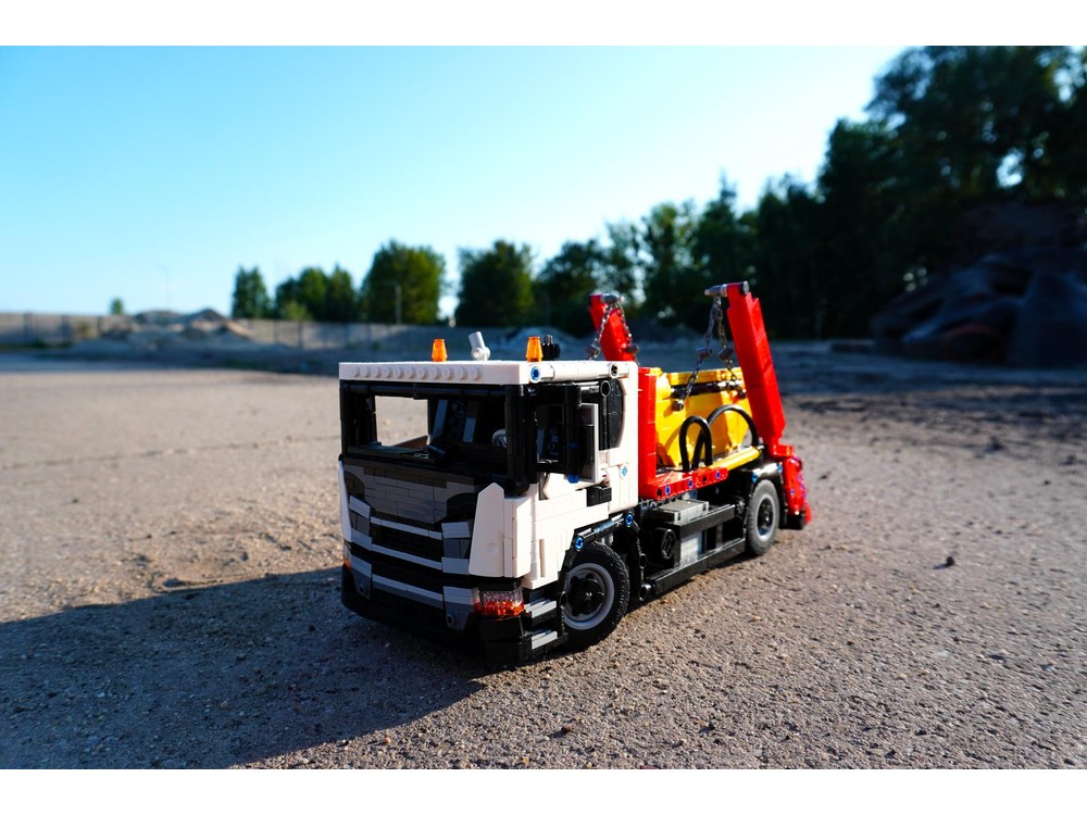 Lego Moc Scania P Series Skip Loader By Damianple Technic Garage