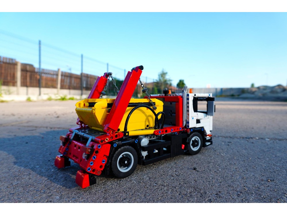 Lego Moc Scania P Series Skip Loader By Damianple Technic Garage
