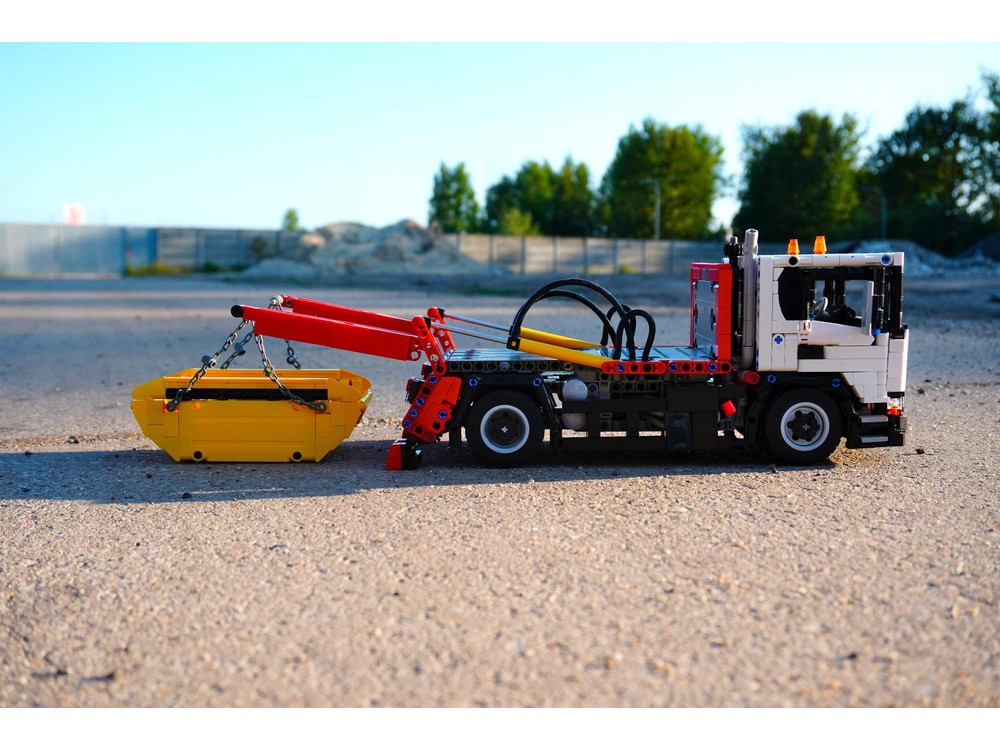 Lego Moc Scania P Series Skip Loader By Damianple Technic Garage