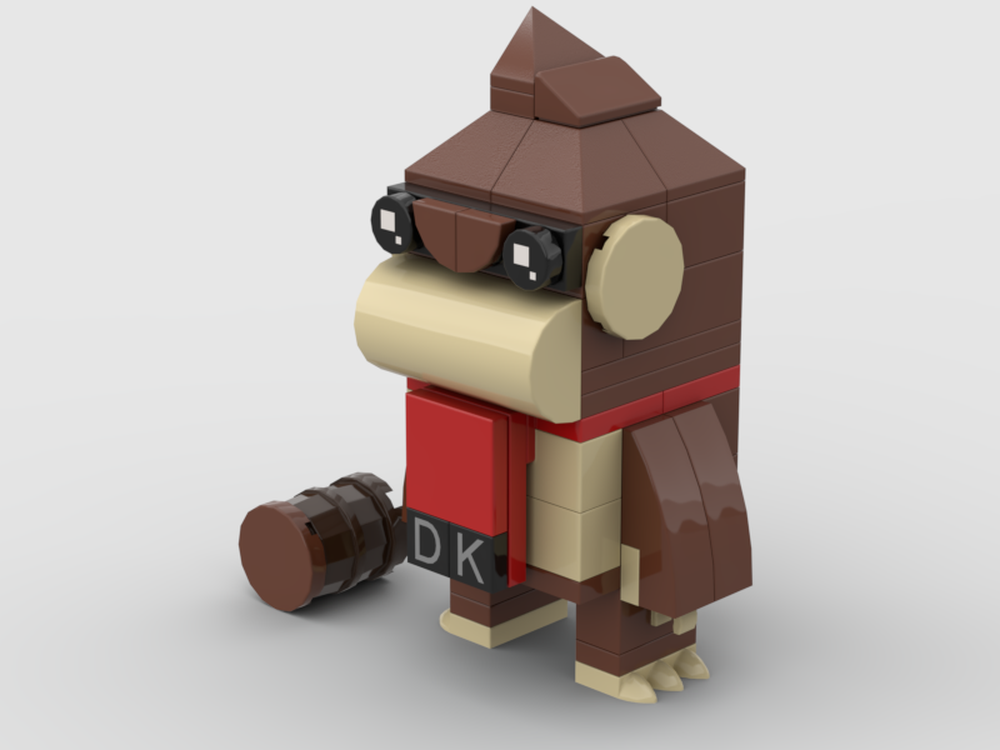 LEGO MOC Donkey Kong by bloooop | Rebrickable - Build with LEGO