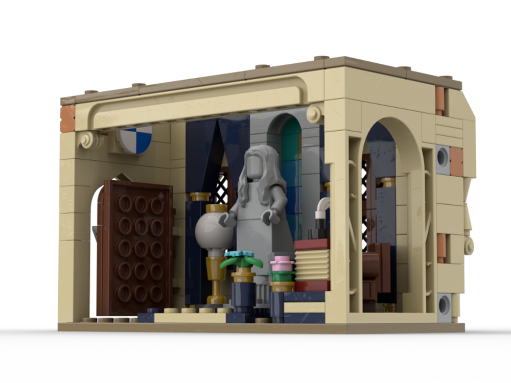 Lego Moc Hp Modular Blue Common Room By Gobsmack Rebrickable
