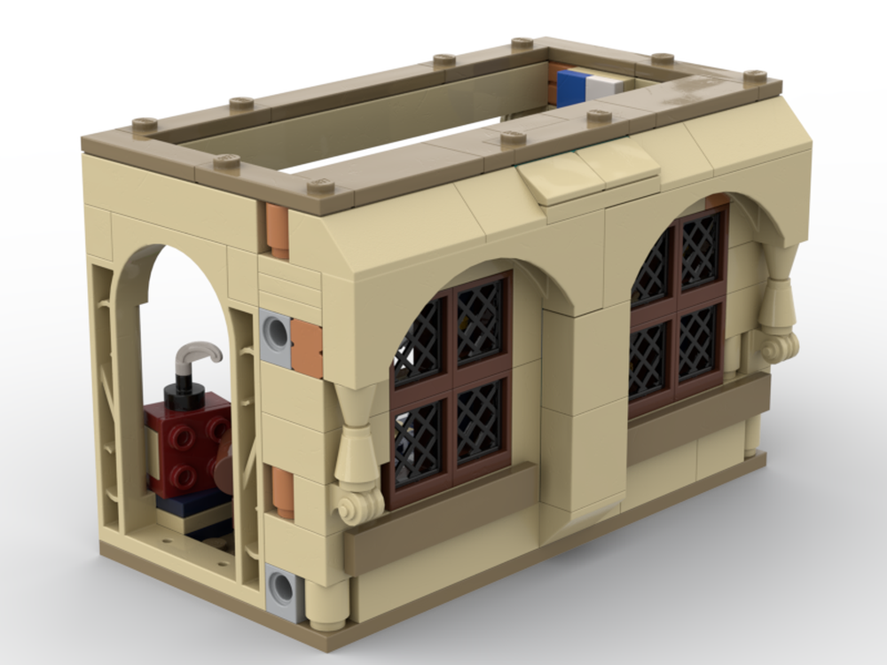 Lego Moc Hp Modular Blue Common Room By Gobsmack Rebrickable