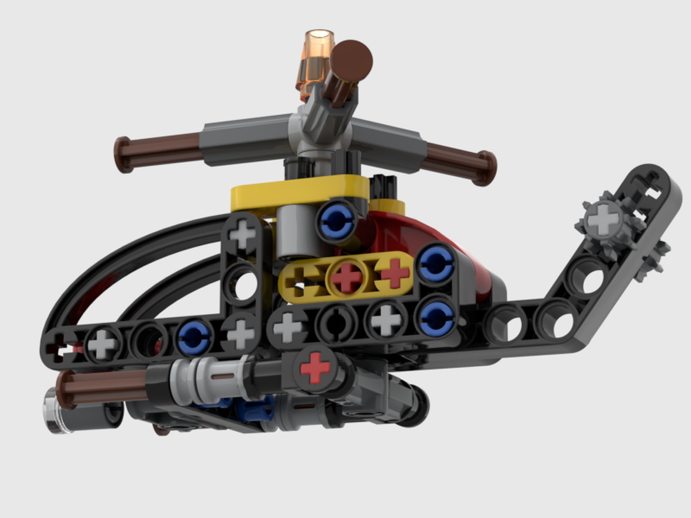 LEGO MOC Mini Rescue Chopper by notecolt | Rebrickable - Build with LEGO