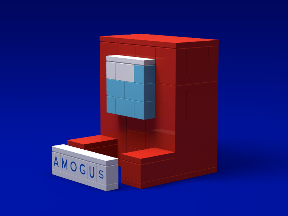 LEGO MOC-154472 LEGO Amogus by oxiebricks | Rebrickable - Build with LEGO