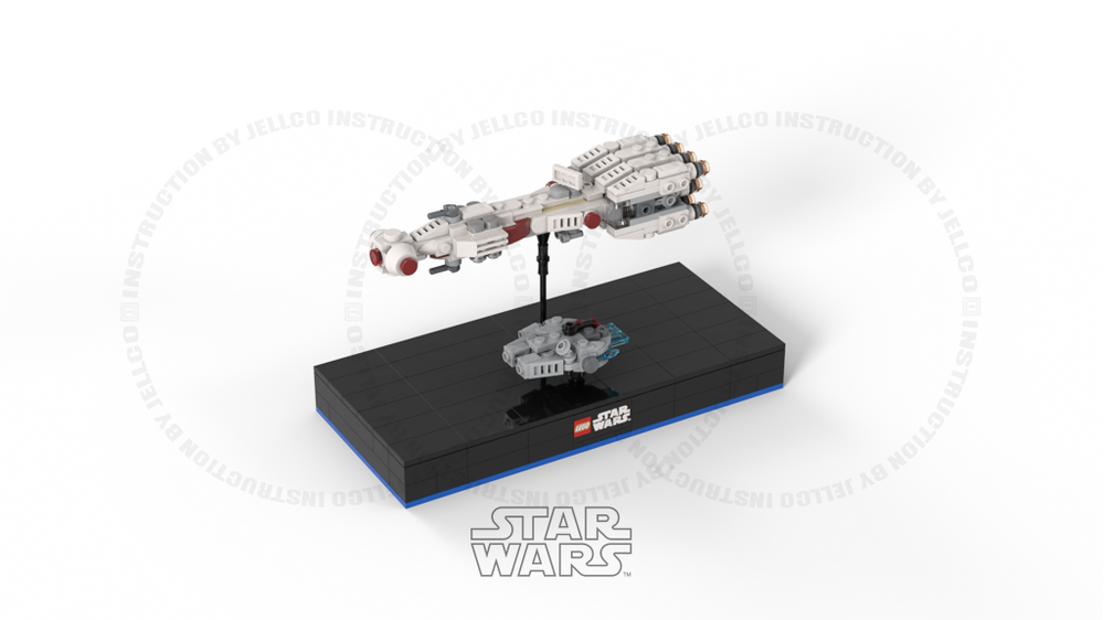 Lego Moc Micro Cr 90 Collerian Corvette Tantive Iv Desktop Version By