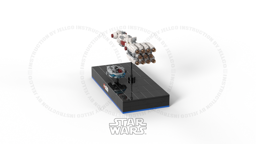Lego Moc Micro Cr 90 Collerian Corvette Tantive Iv Desktop Version By