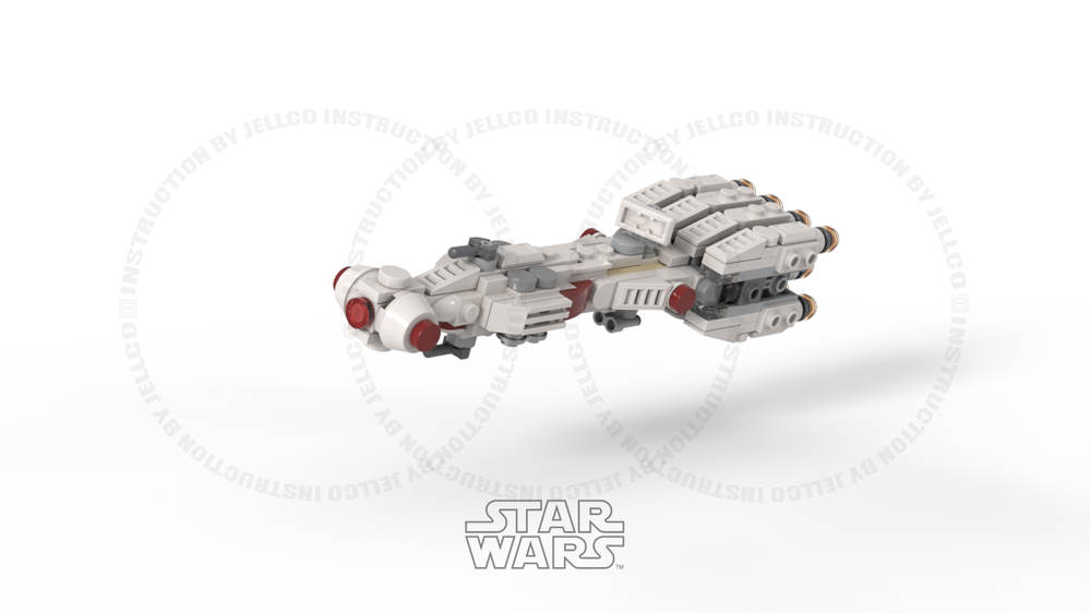Lego Moc Micro Cr 90 Collerian Corvette Tantive Iv Desktop Version By
