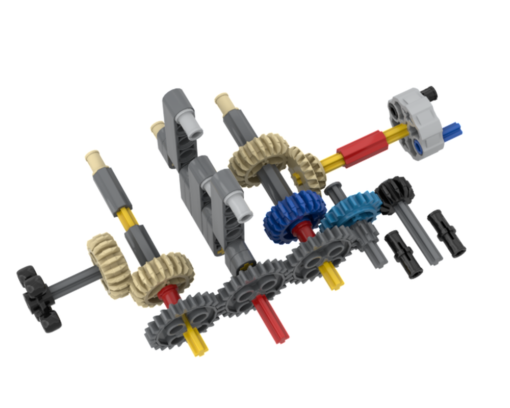 Lego Moc 3x3 Side Stepper Shared Power Gbc Module By Andybell