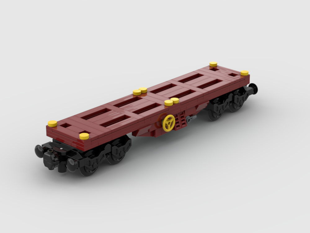 LEGO MOC 40" Container Train car by Tollwutmolle | Rebrickable - Build ...