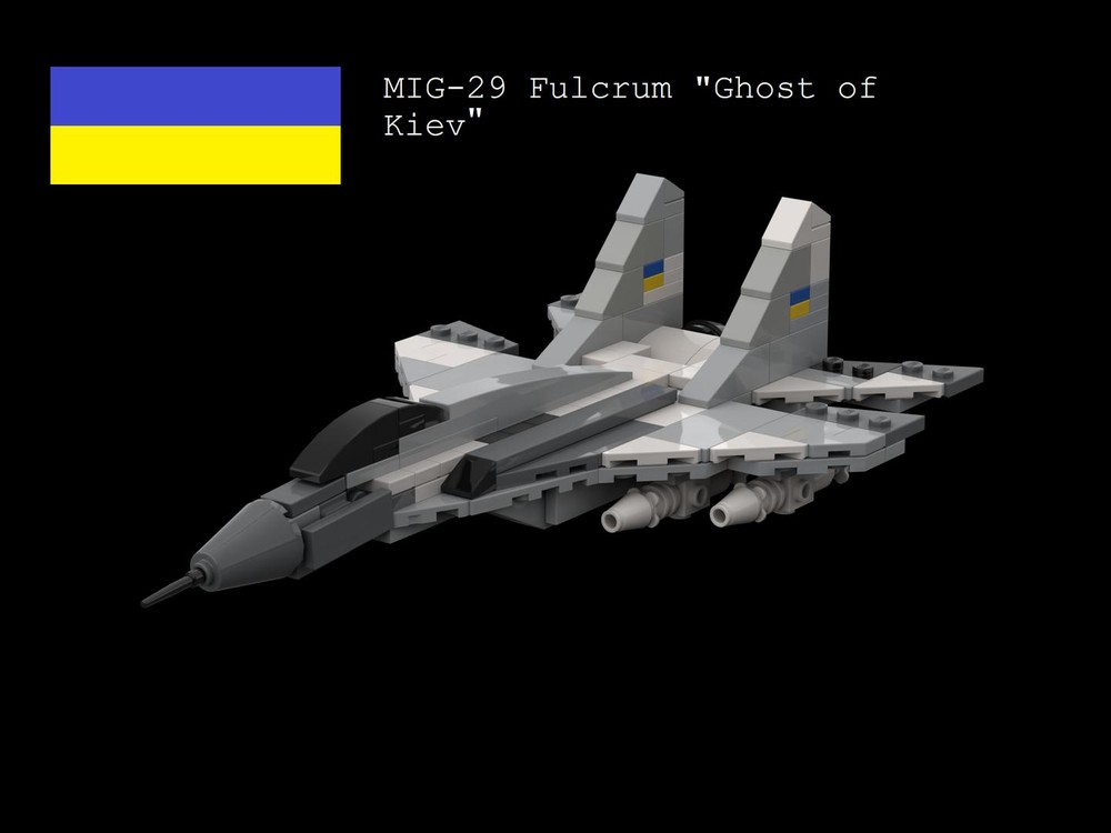 LEGO MOC MiG-29 Fulcrum "Ghost of Kiew" by historyinbricks ...
