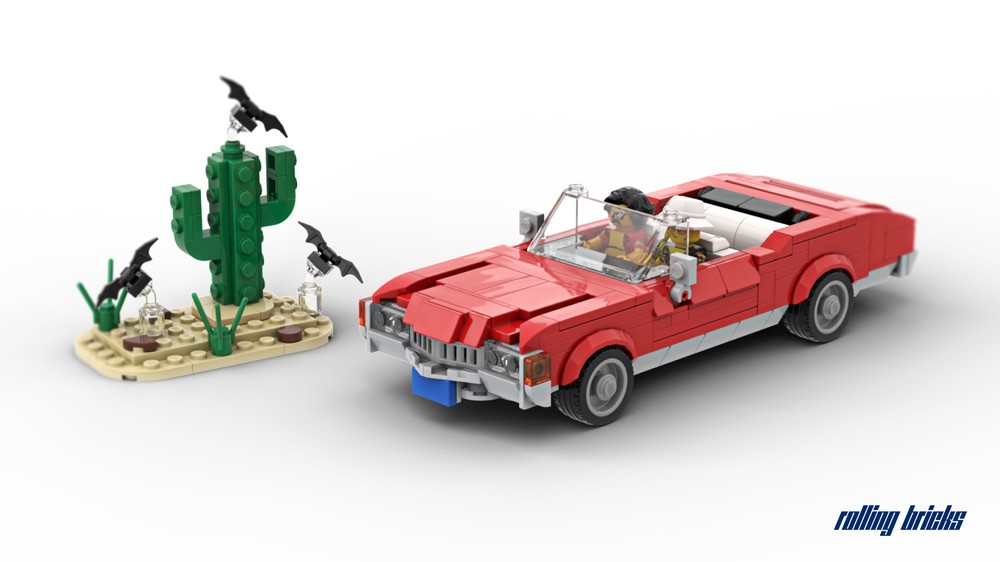 LEGO MOC "The Great Red Shark" 1971 Chevrolet Impala Convertible from ...