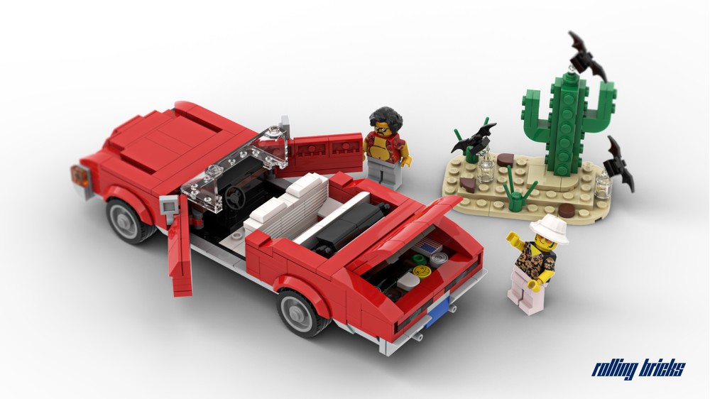 LEGO MOC "The Great Red Shark" 1971 Chevrolet Impala Convertible from ...