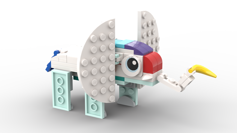 LEGO MOC 31140 Elephant by Lenarex | Rebrickable - Build with LEGO