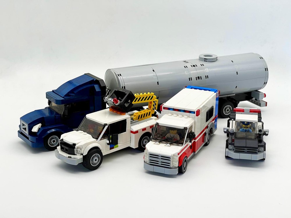LEGO MOC Service Vehicle Pack #1 by IBrickedItUp | Rebrickable - Build ...