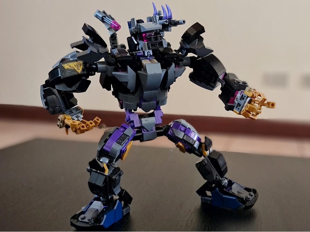 Lego Moc King Mech 1 By Agreatbuilder Rebrickable Build With Lego