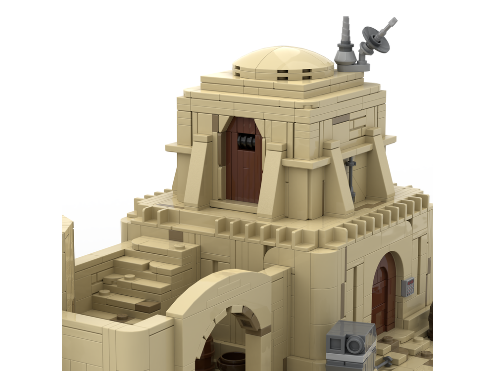 Lego Moc Tatooine Modular Building Residential Hut From Battlefront 2